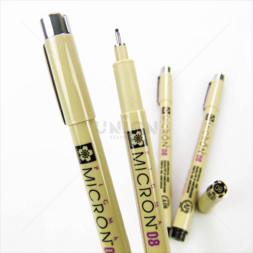 SAKURA ปากกา PIGMA MICRON 08 สีดำ #49