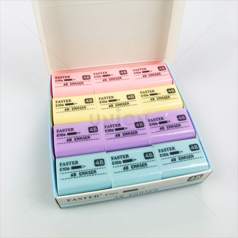 Faster ยางลบดินสอ 4B ERASER E106