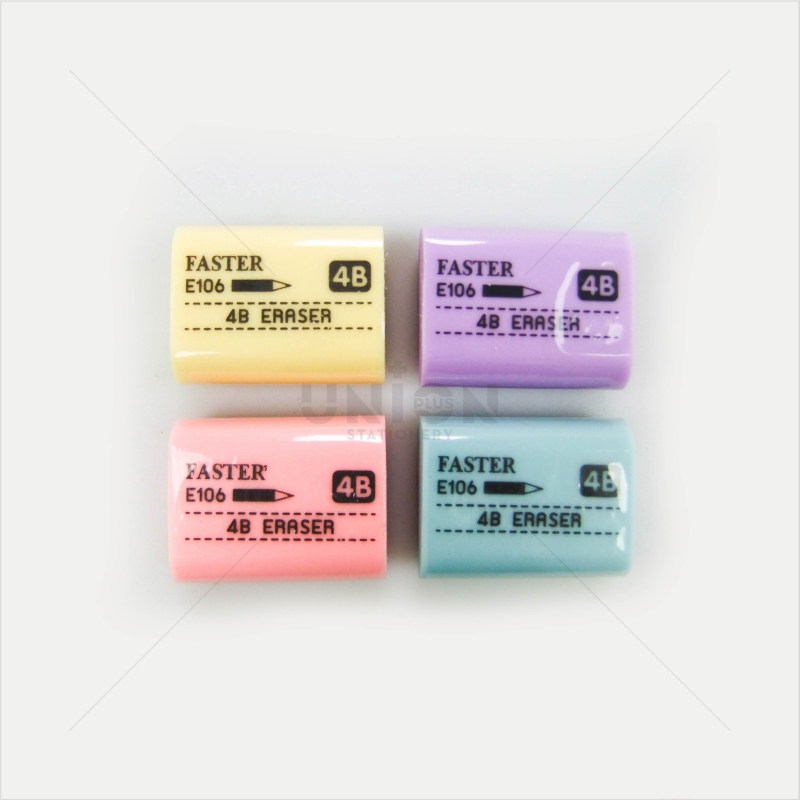 Faster ยางลบดินสอ 4B ERASER E106